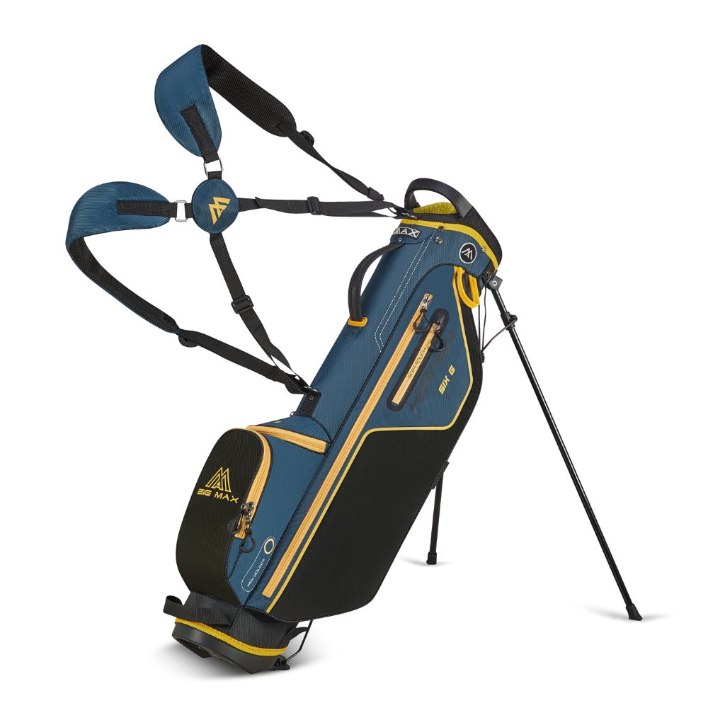 Big Max Heaven Six G Golf Stand Bag - Navy / Black / Ray Flower – Major ...