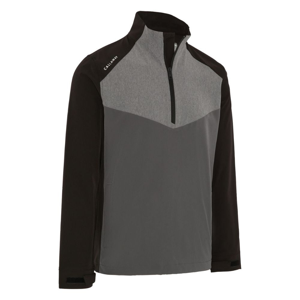 Callaway 1/2 Zip Mens Golf Wind Jacket 2025 - Caviar – Major Golf Direct