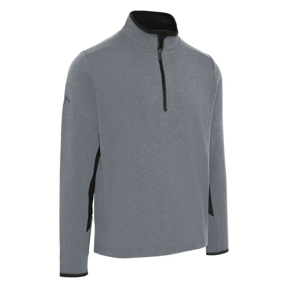Callaway Blocked 1/4 Zip Mens Golf Pullover 2025 - Concrete – Major ...