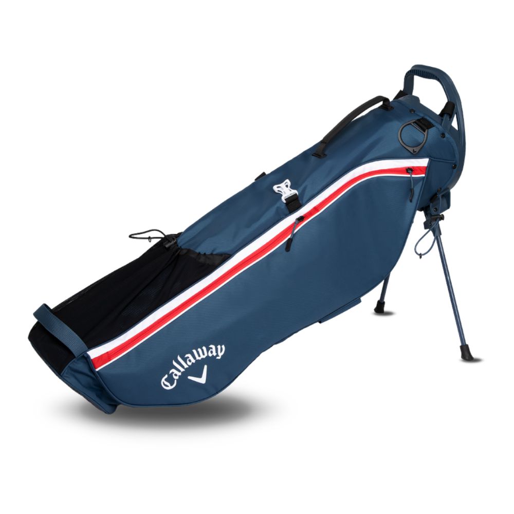 Callaway Carry+ Pencil Golf Bag 2025 - Navy / White / Red – Major Golf ...