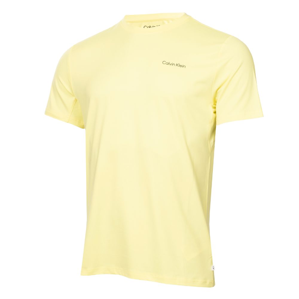 Calvin Klein Newport Golf T Shirt 2025 - Lemon – Major Golf Direct