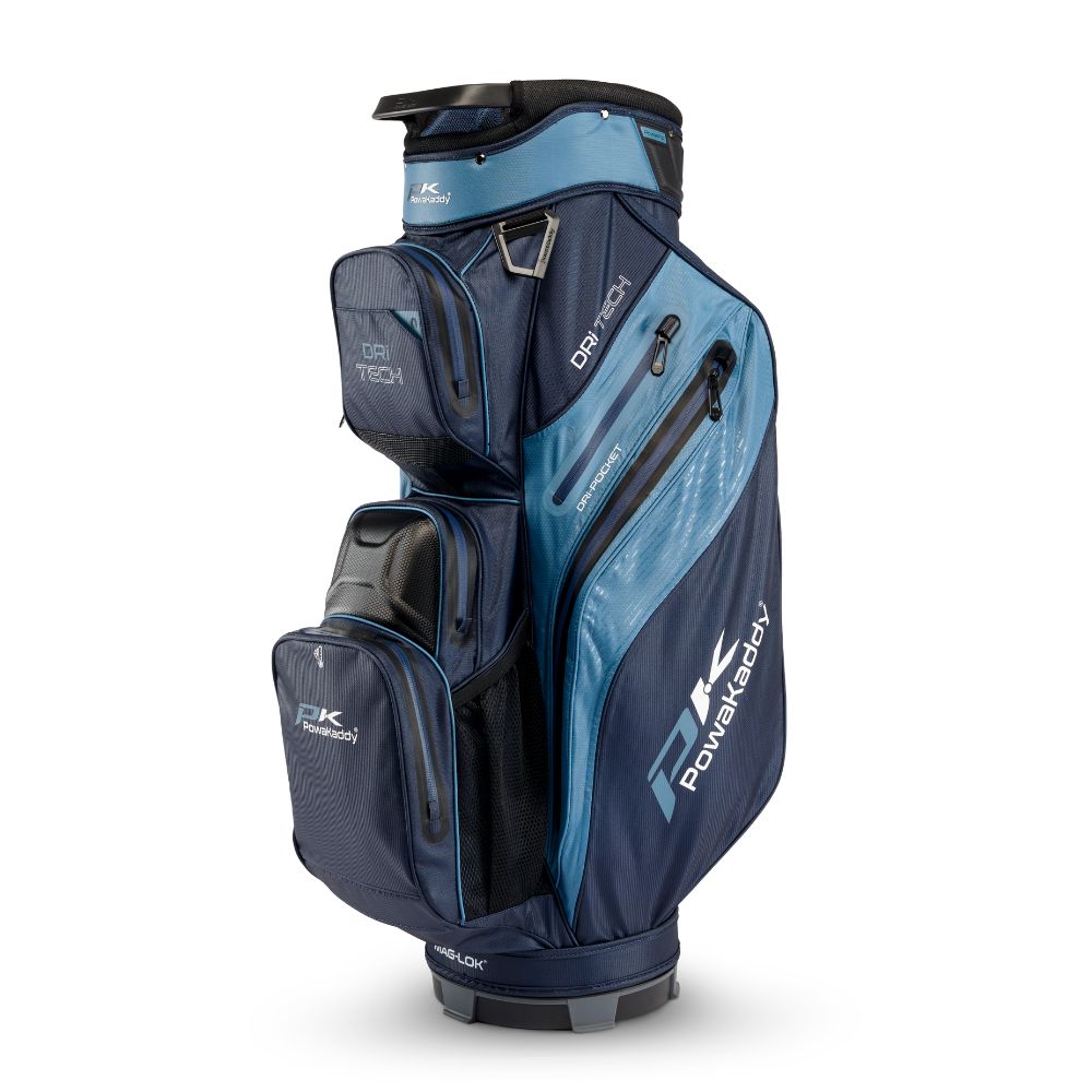 PowaKaddy Dri Tech Golf Cart Bag 2025 - Navy / Light Blue – Major Golf ...