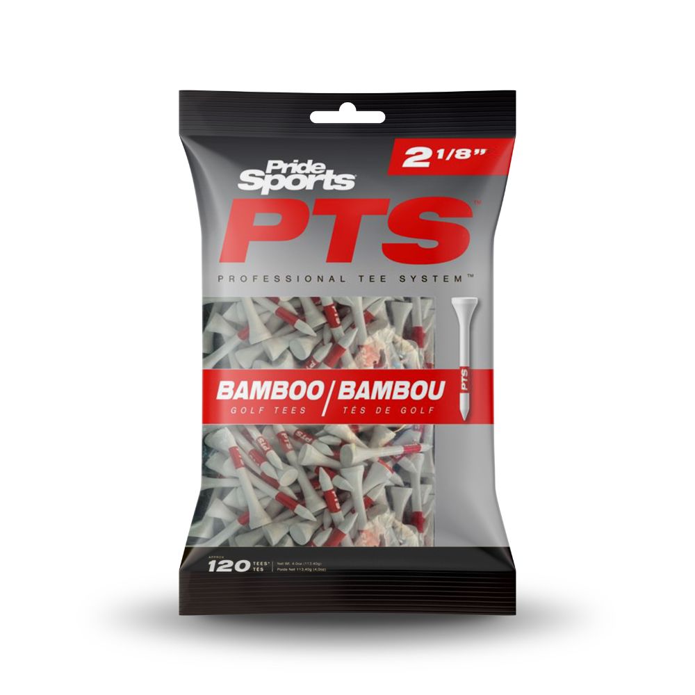 Pride Golf PTS Bamboo Tees Red 2 1/8" – Major Golf Direct
