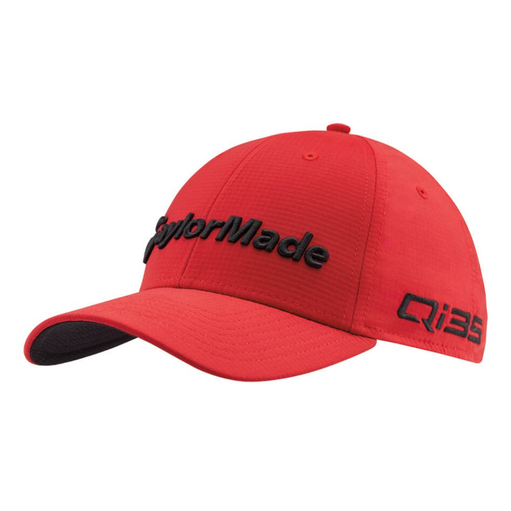 TaylorMade Qi35 Tour Radar Golf Cap 2025 - Red – Major Golf Direct