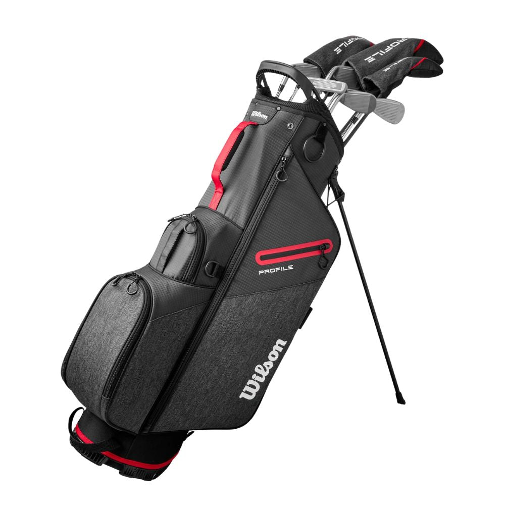 Wilson Profile Mens Steel Golf Package Set 1" Longer - Stand Bag – Major Golf Direct