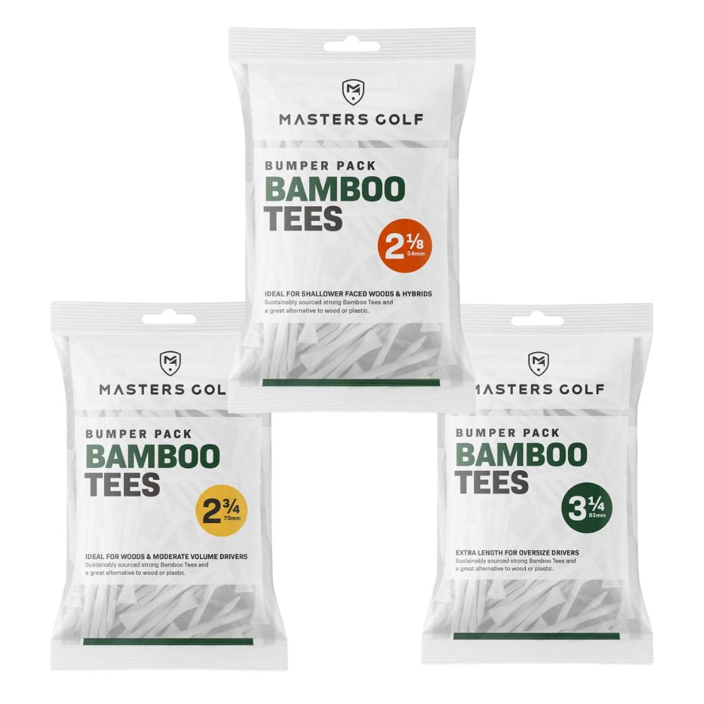 Masters Golf Bamboo Standard White Tees Bumper Pack – Major Golf Direct