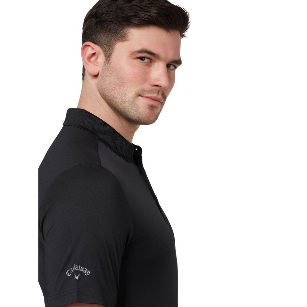 Callaway Golf Tournament Polo Shirt CGKFB0W3 - Caviar – Major Golf Direct